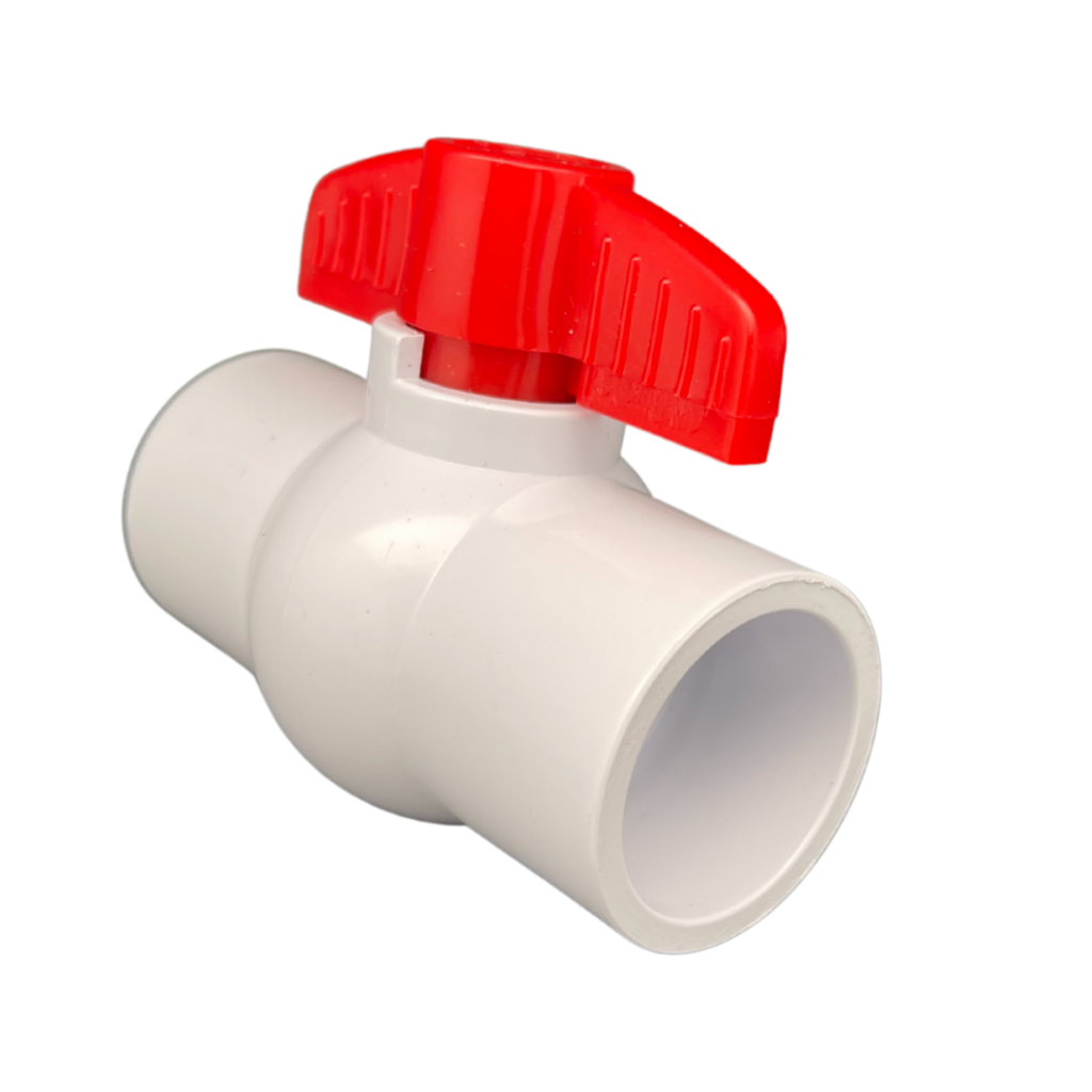 BALL VALVE PVC 1/2″ CxC — CARDED - Sedco Corp.