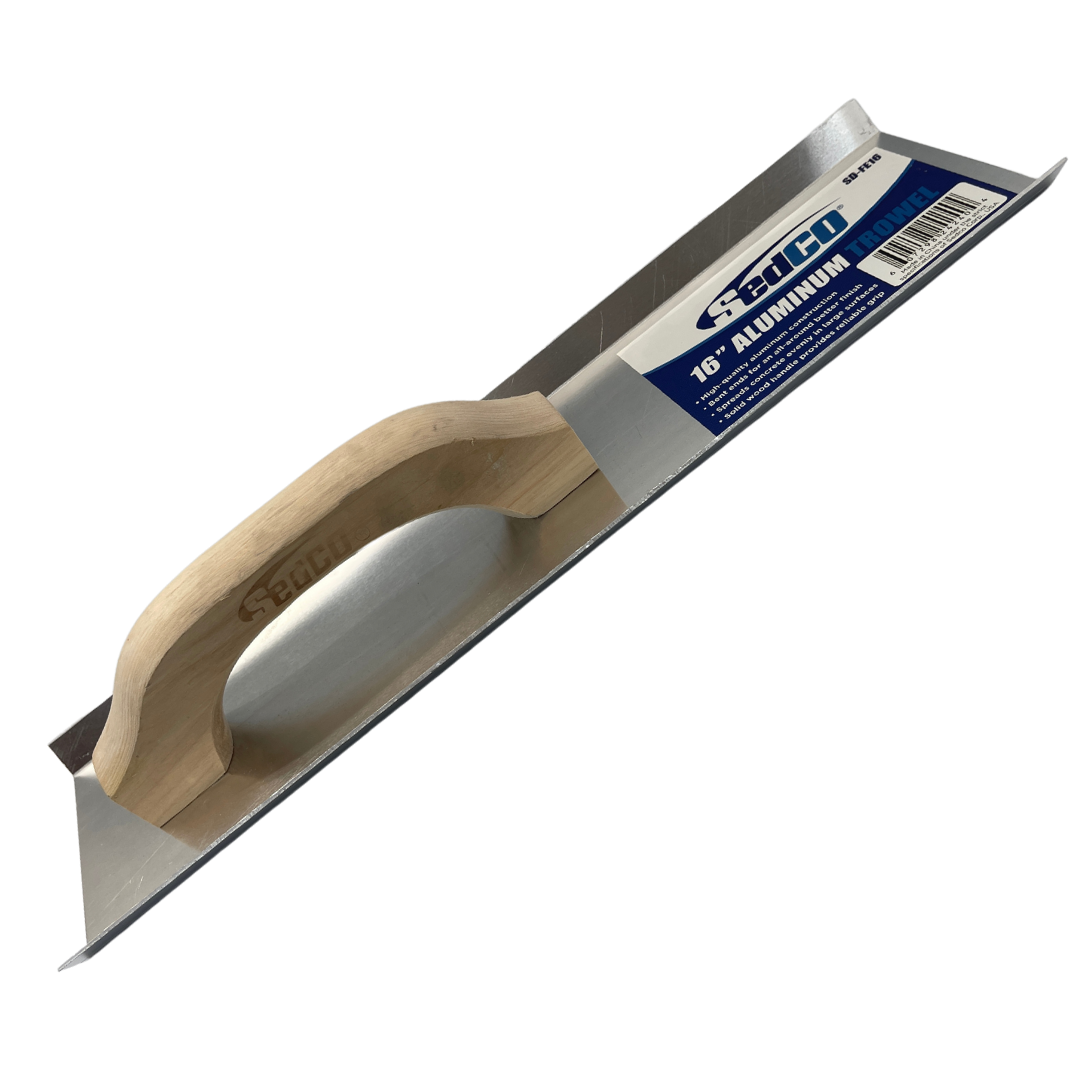 16″ ALUMINUM TROWEL WITH HANDLE – Sedco Corp.