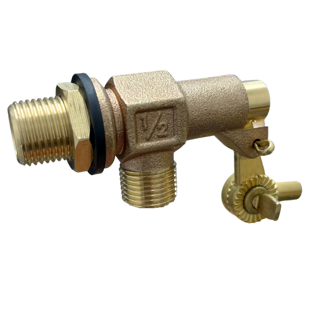 1/2″ BRASS MALE INLET AND MALE OUTLET FLOAT VALVE - Sedco Corp.