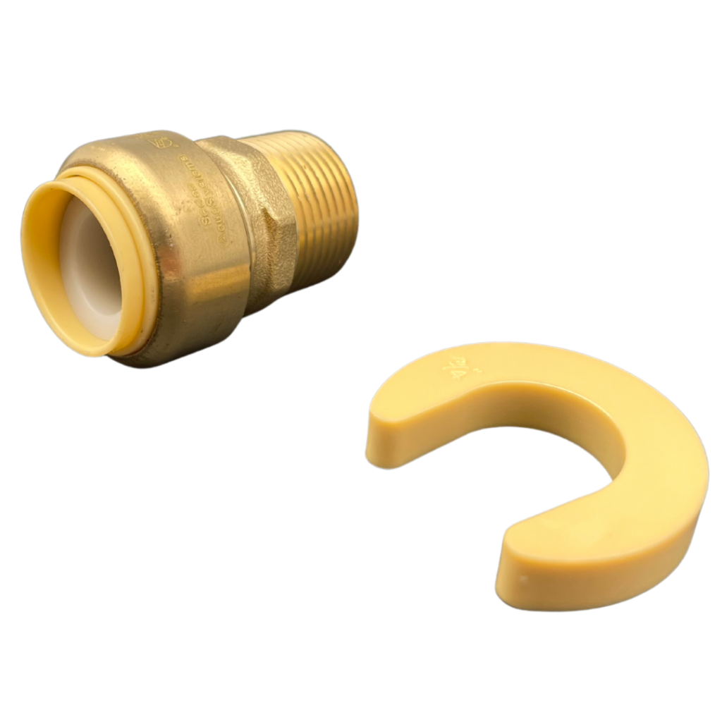 3/4″ QUICK-CONNECT x 3/4″ MIP DZR BRASS ADAPTER - Sedco Corp.