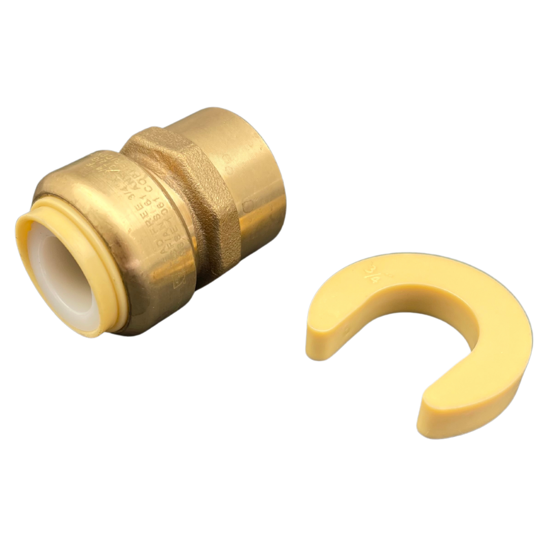 3/4″ QUICK-CONNECT x 3/4″ FIP DZR BRASS ADAPTER - Sedco Corp.