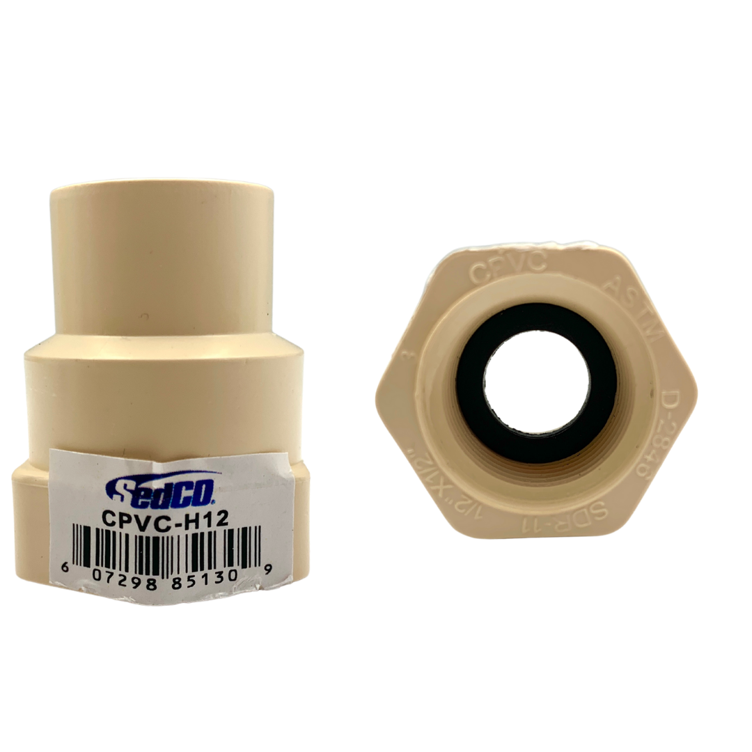 3/4″ CPVC FEMALE ADAPTER WITH O-RING – Sedco Corp.