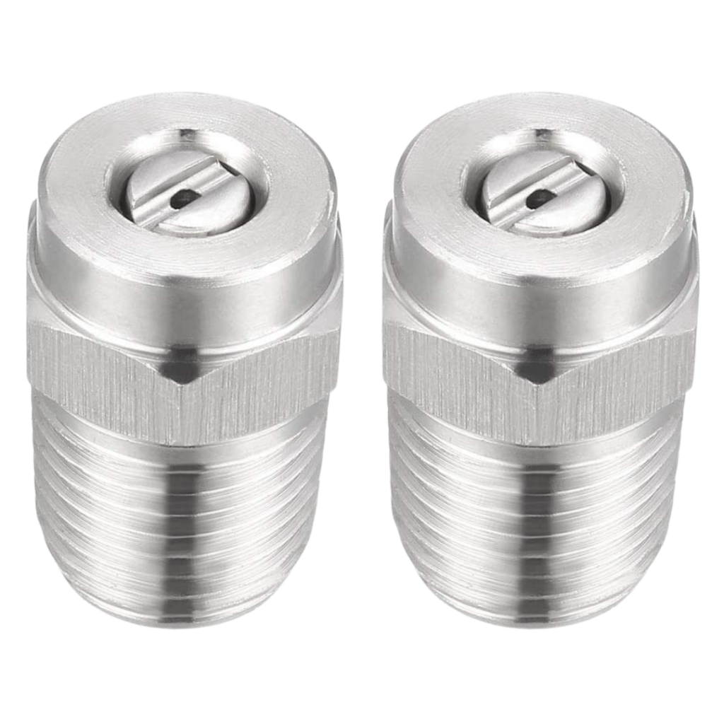 1/4″ NPT 15° STAINLESS STEEL FLUSHING NOZZLE - Sedco Corp.