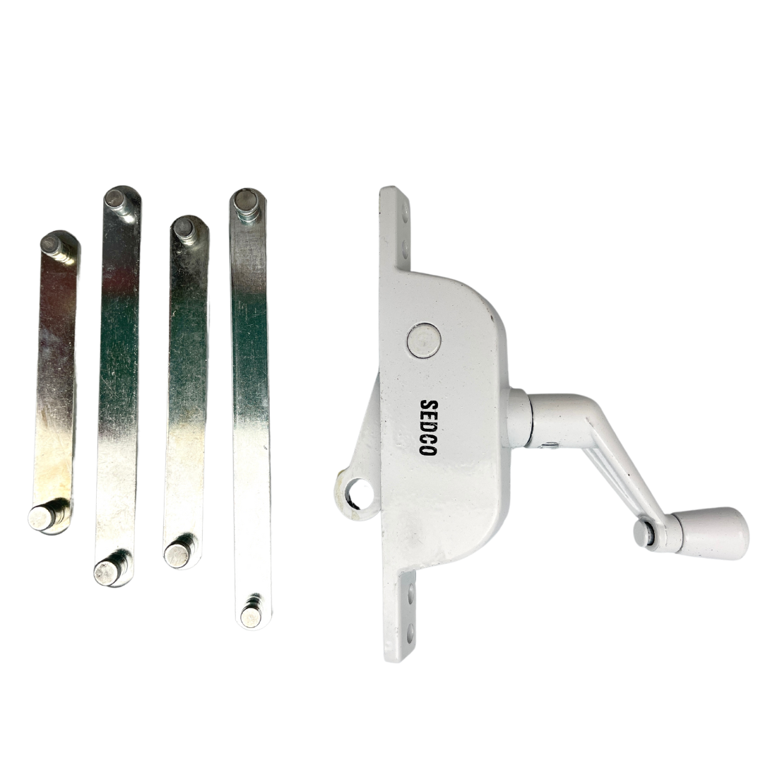 WINDOW OPERATOR UNIVERSAL TYPE CRANK HANDLE WHITE (4 LEGS) – Sedco Corp.