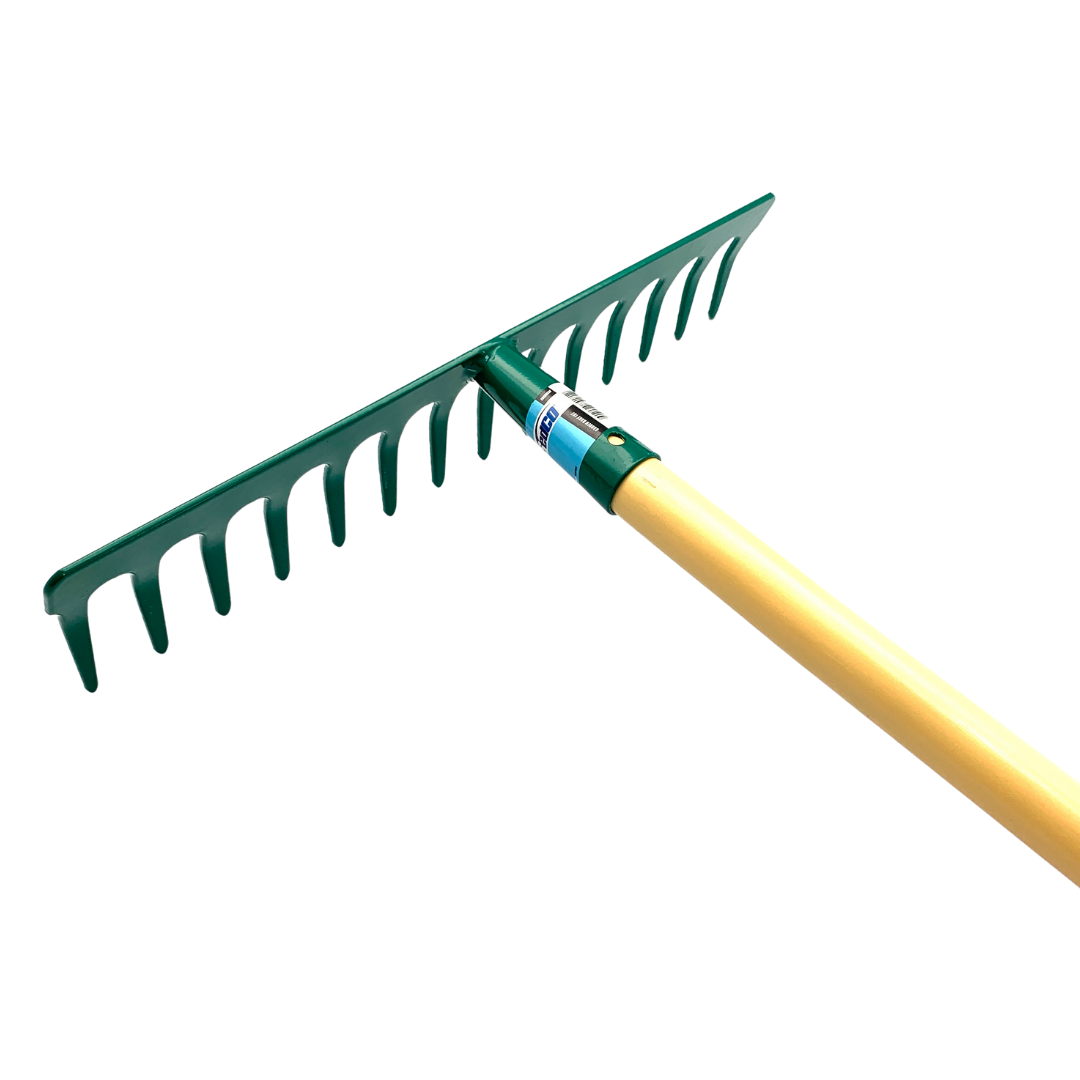 GARDEN RAKE 14 TEETH WITH POLE - Sedco Corp.