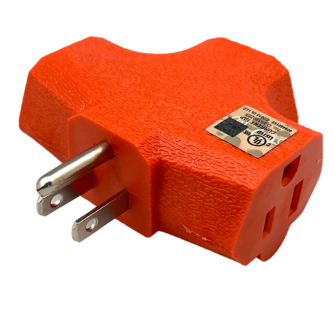 OUTLET TAP ADAPTER 3 15 AMP. GROUNDED T-SHAPED - Sedco Corp.