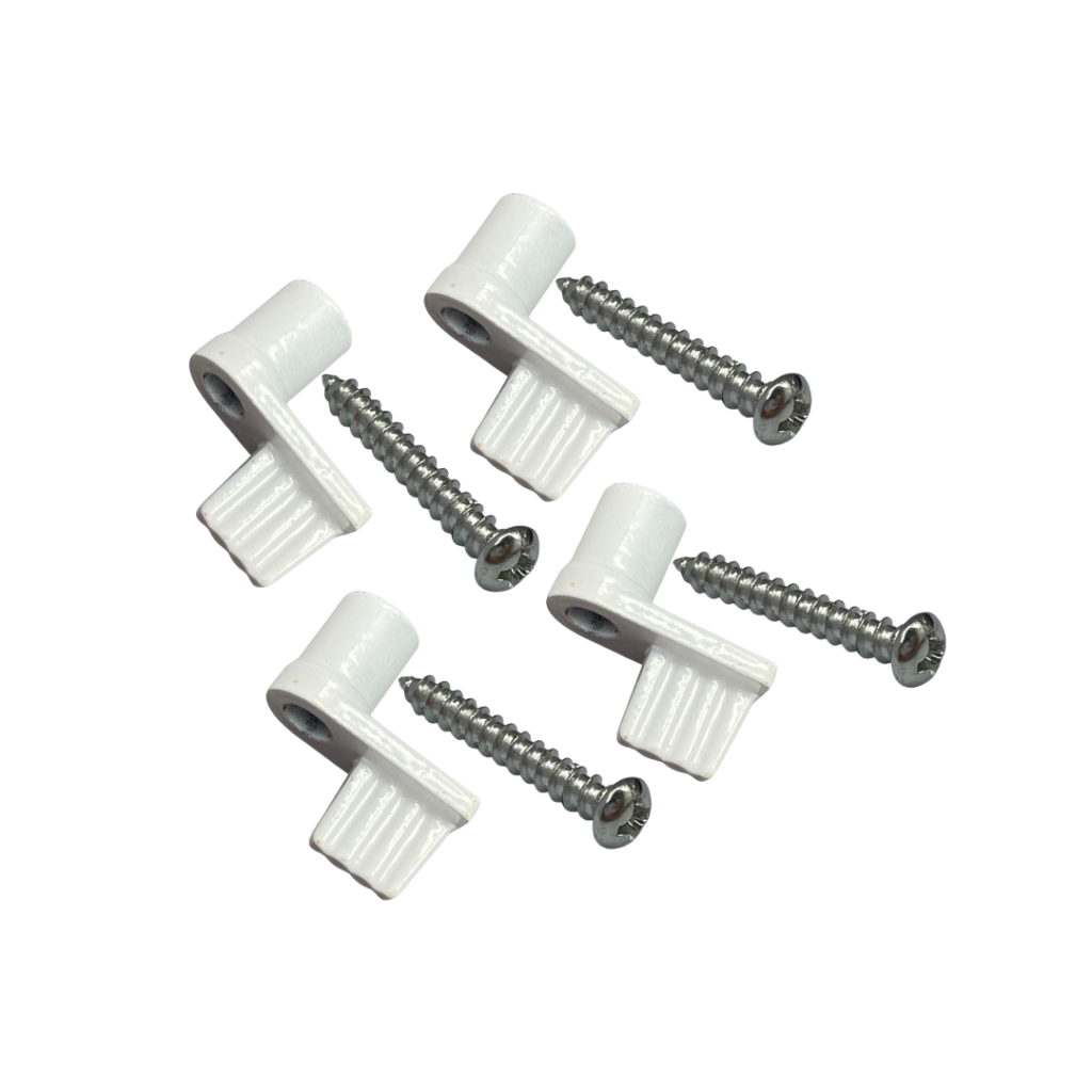 LARGE WHITE SCREEN CLIP (4 PCS) - Sedco Corp.