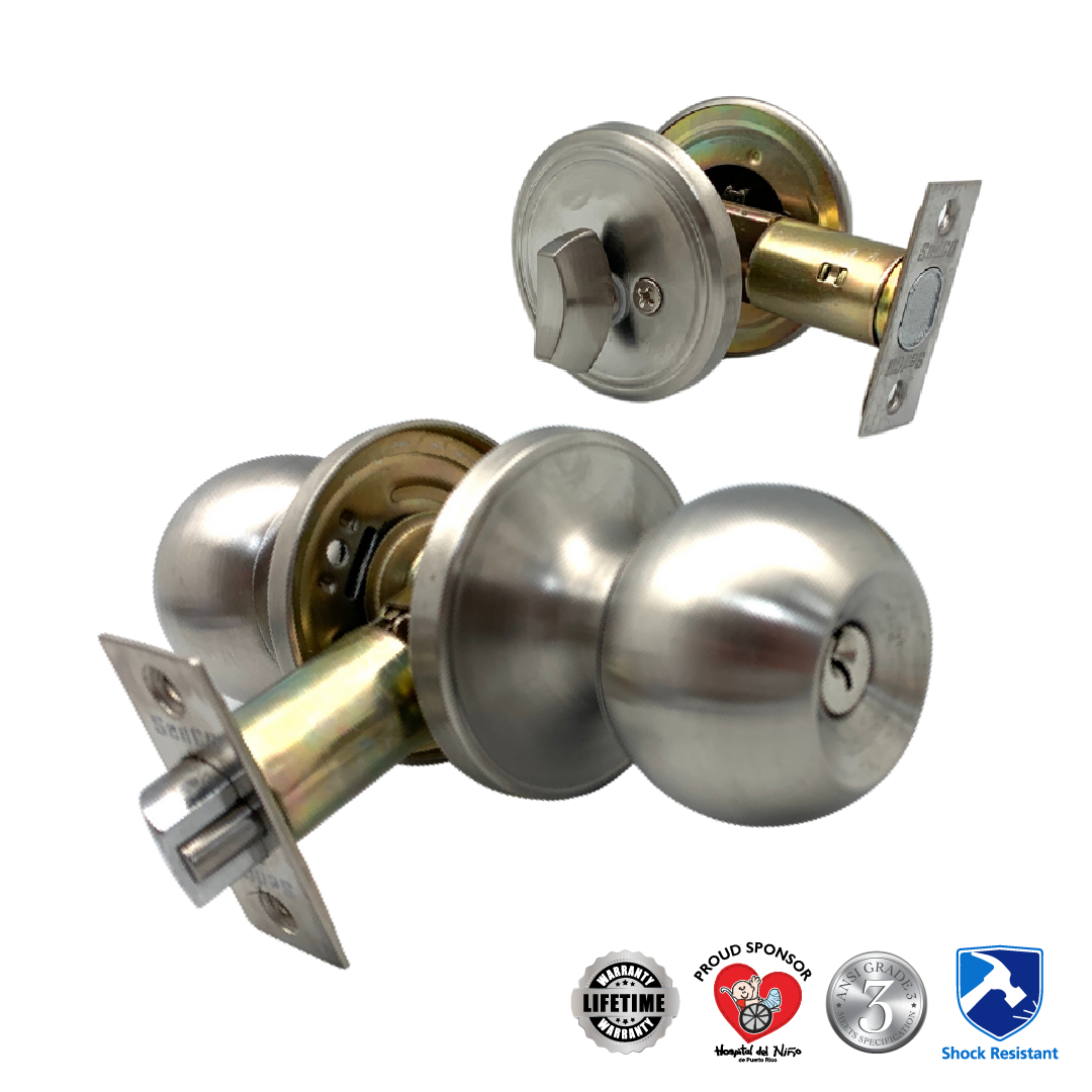 PREMIUM SHOCK-RESISTANT DOUBLE CYLINDER COMBO SET - Sedco Corp.