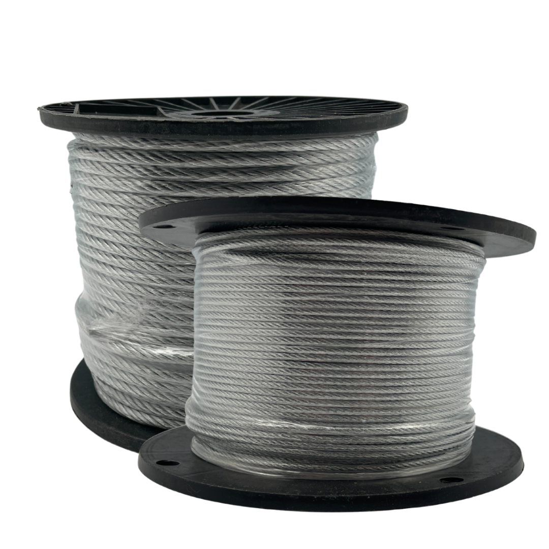 3/16″ – 1/4″ x 200′ PVC COATED STEEL WIRE - Sedco Corp.