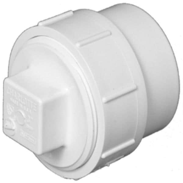 4″ DWV PVC CLEAN-OUT ADAPTER WITH C.O. PLUG - Sedco Corp.